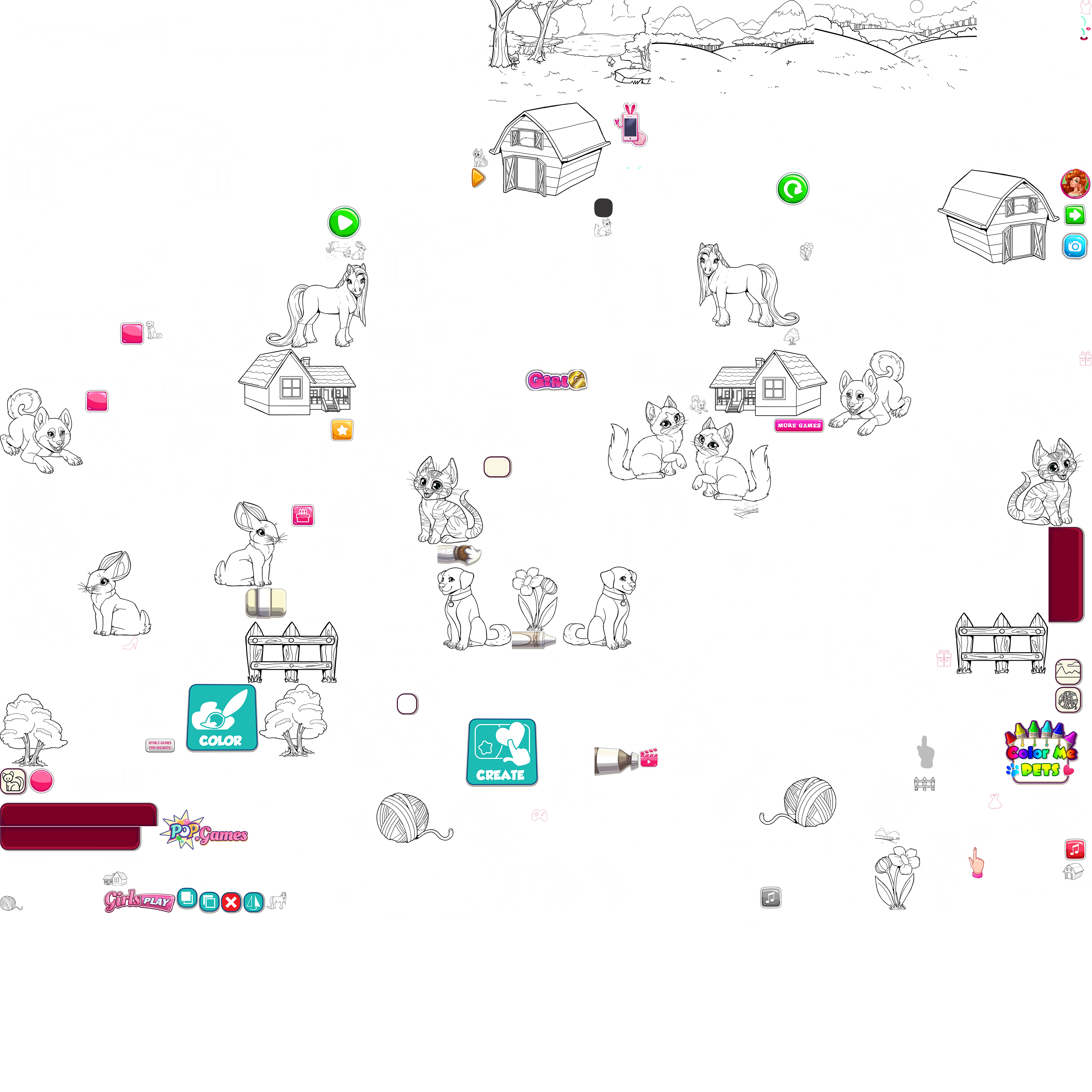 Color Me Pets | No Ads | Play At Friv® 🕹️