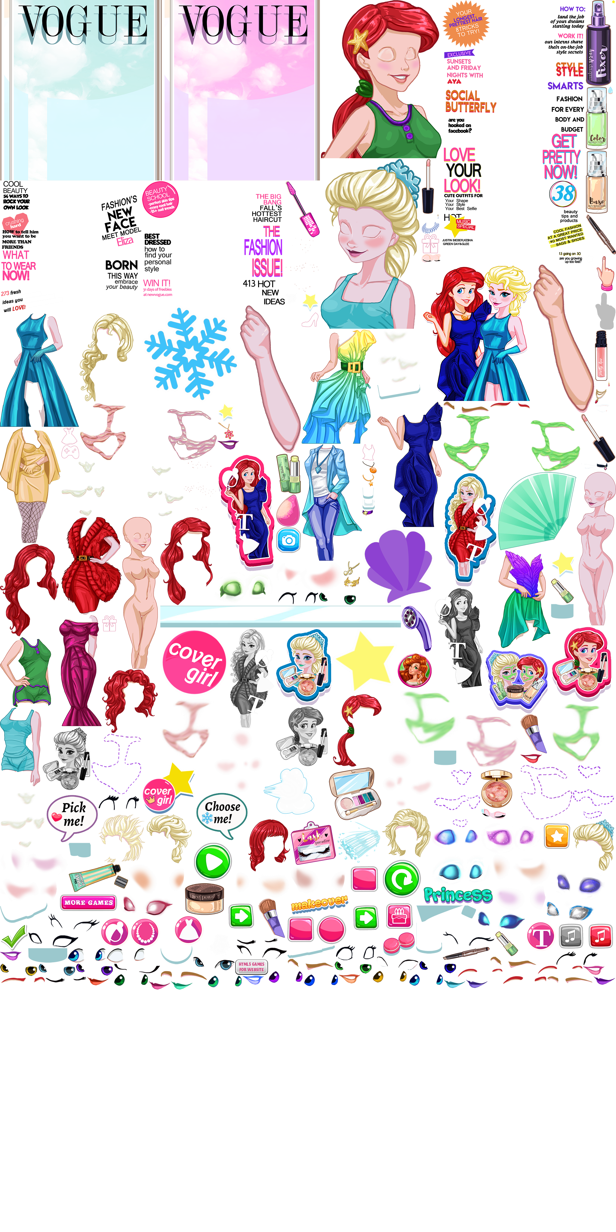 Princess Covergirl Makeover | No Ads | Play At Friv® 🕹️