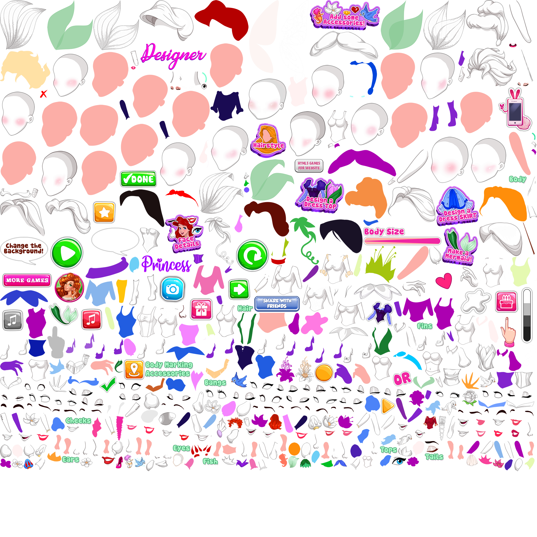 Princess Designer | No Ads | Play At Friv® 🕹️